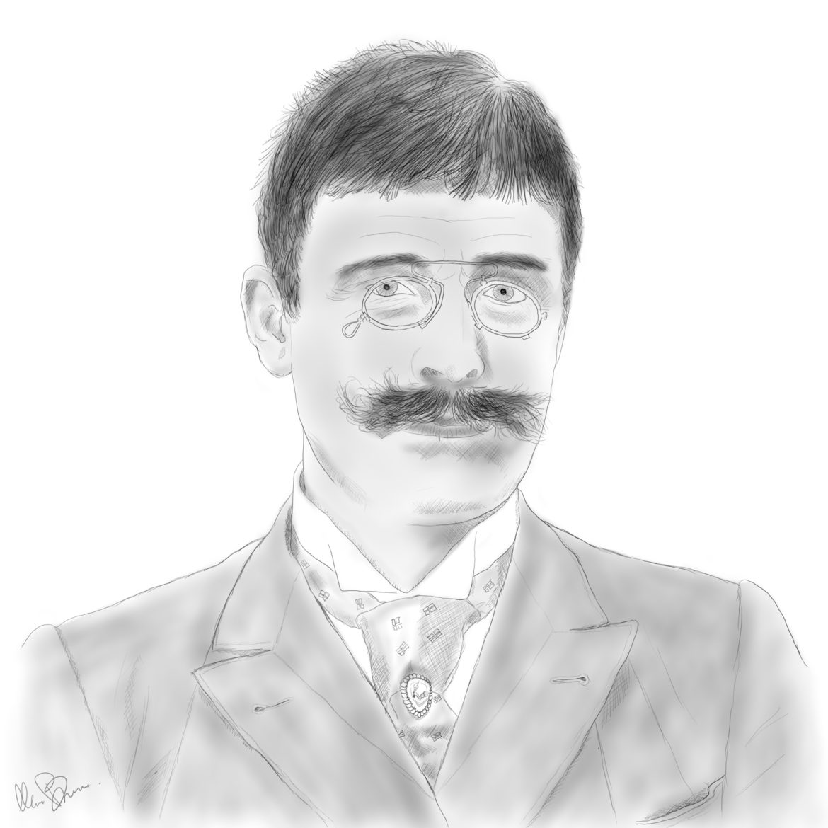 Knut-Hamson-portræt-af-Mark-Barner - BarnerDesign